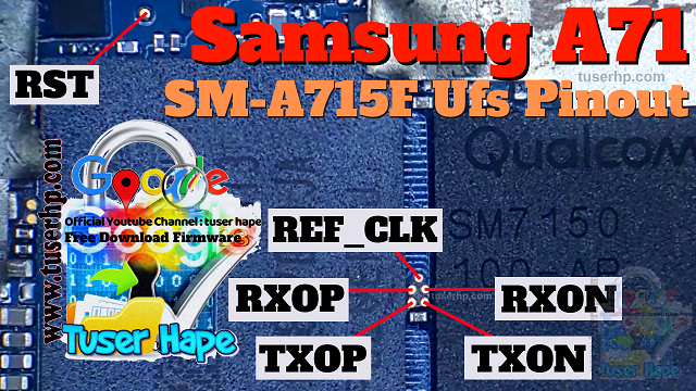 Samsung A71 SM-A715 Ufs Pinout | Martview-Forum
