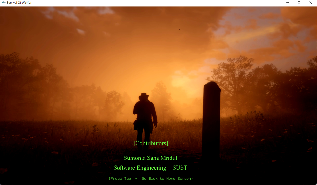 GitHub - Sumonta056/Survival-of-Warrior: 2D Game Project