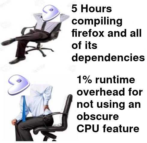 I can't accept a kernel without MCA sound card optimization! : r/linuxmemes