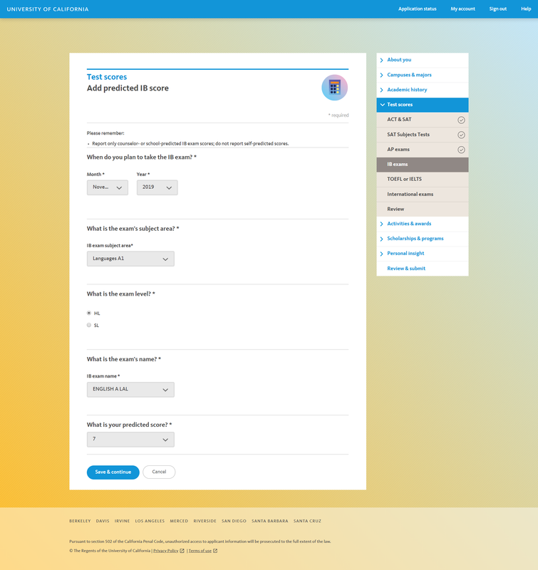 Guide to the new University of California application system : r ...