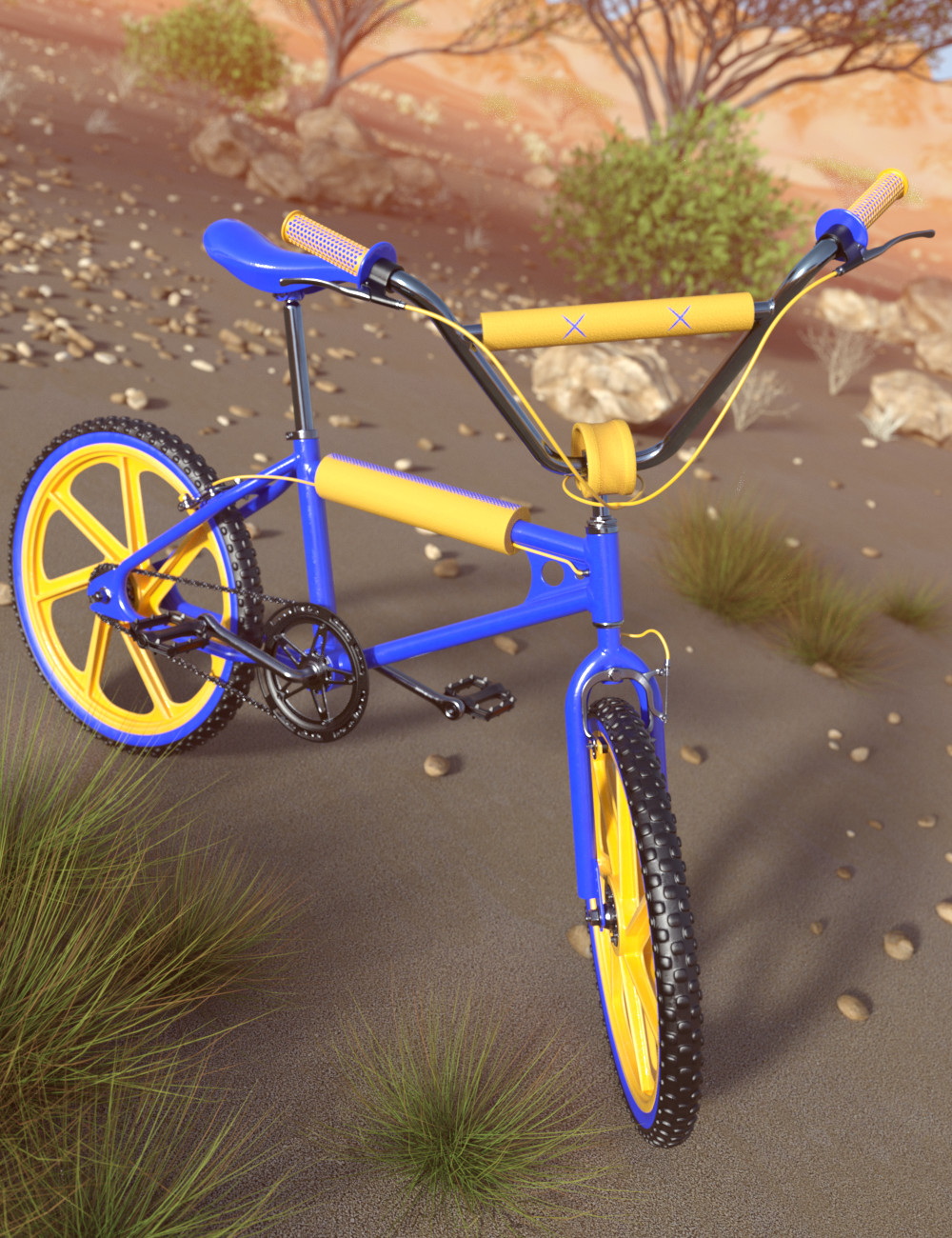 All Terrain Bike + Textures - Free Daz 3D Models