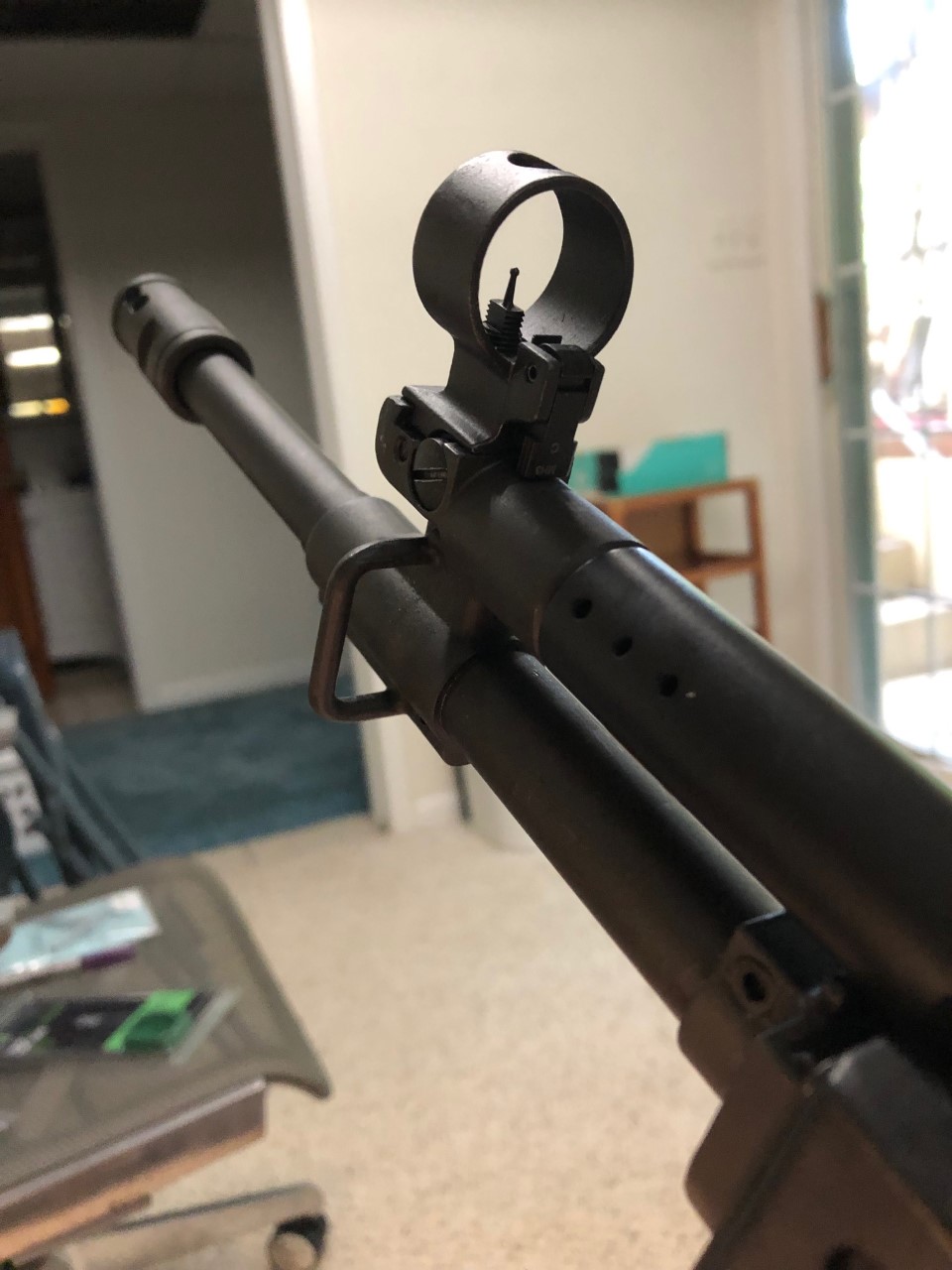 R4 sight hood with front post — Postimages