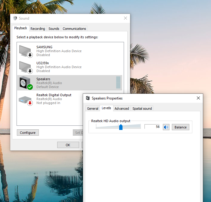 Realtek Audio Control - default audio settings: power of headset | MSI ...