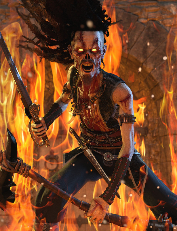 Cursed HD for Genesis 8.1 Male » TOPGFX | Daz3d Renderosity Poser 3D ...