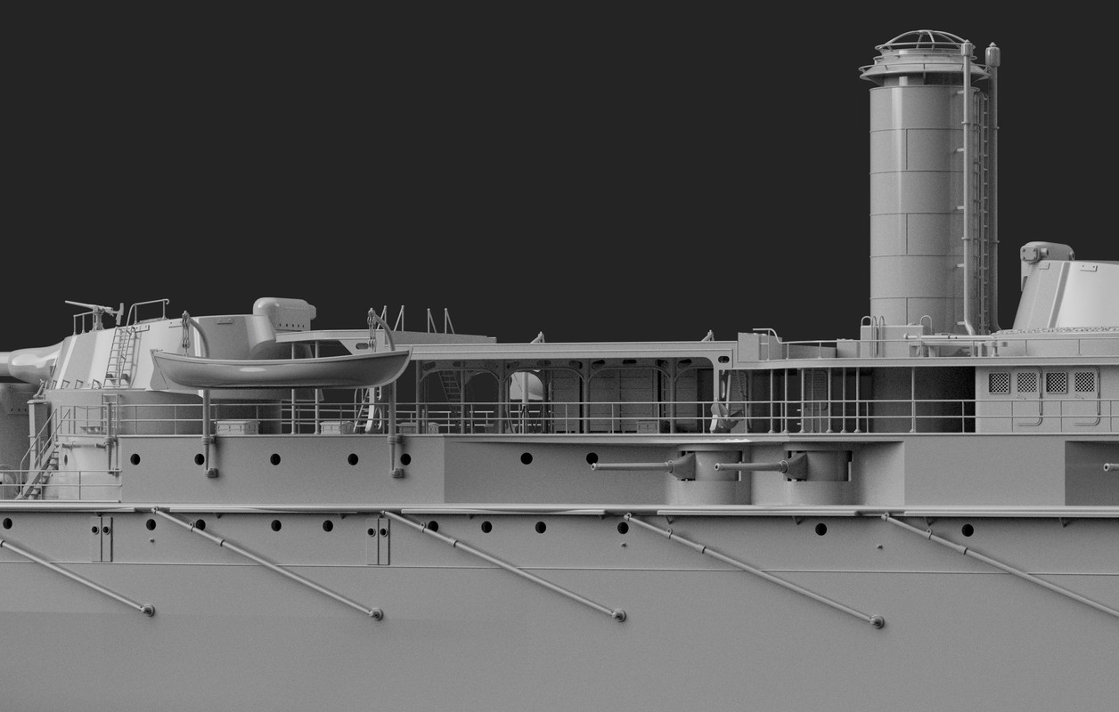 Cuirassé Bretagne - 1916 [impression 3D 1/200°] de Iceman29 - Page 15