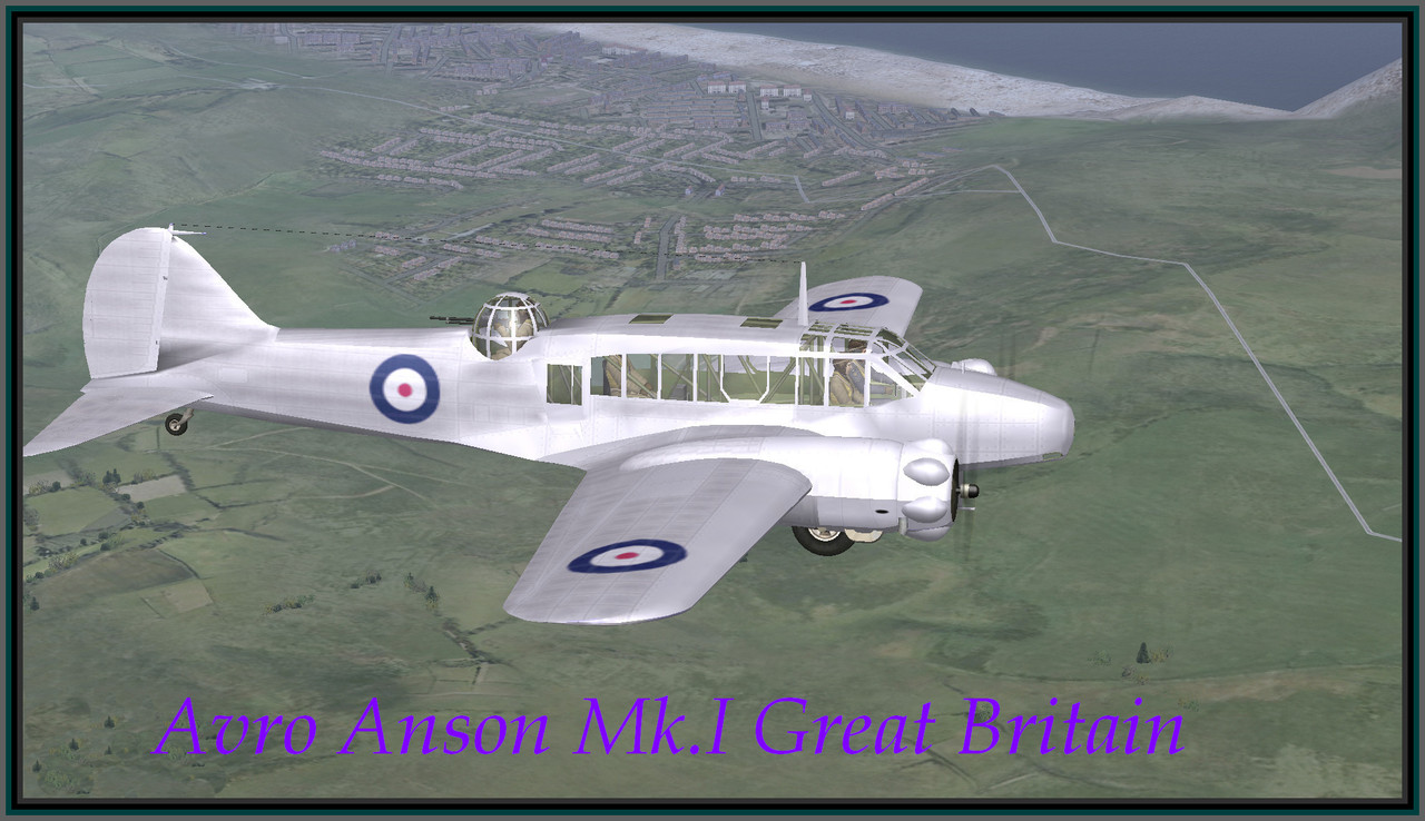 Avro Anson basic skin template IES model.