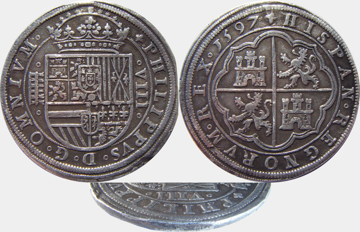 8 R Felipe II 1597 Segoviag — Postimages