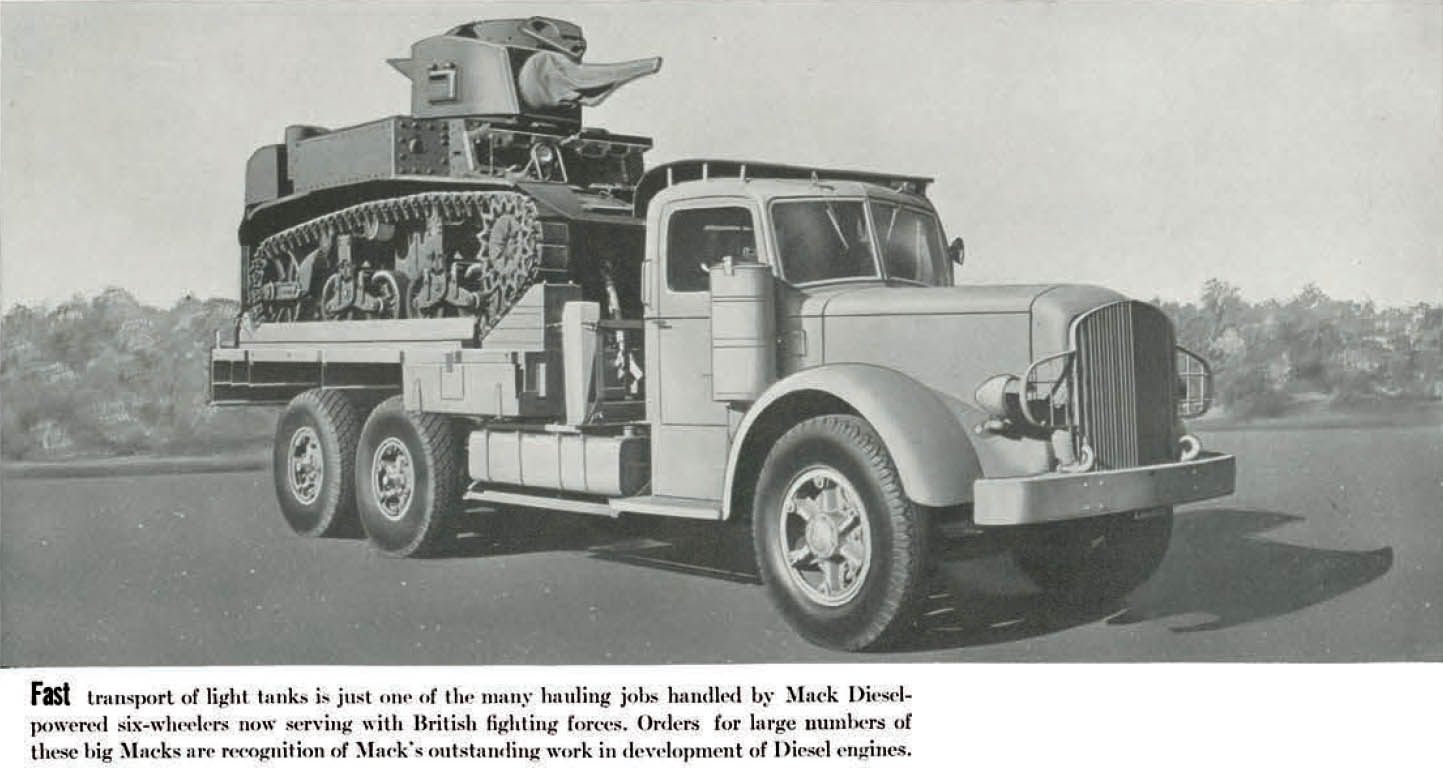 Mack NR4 tank transporter ad 2 — Postimages