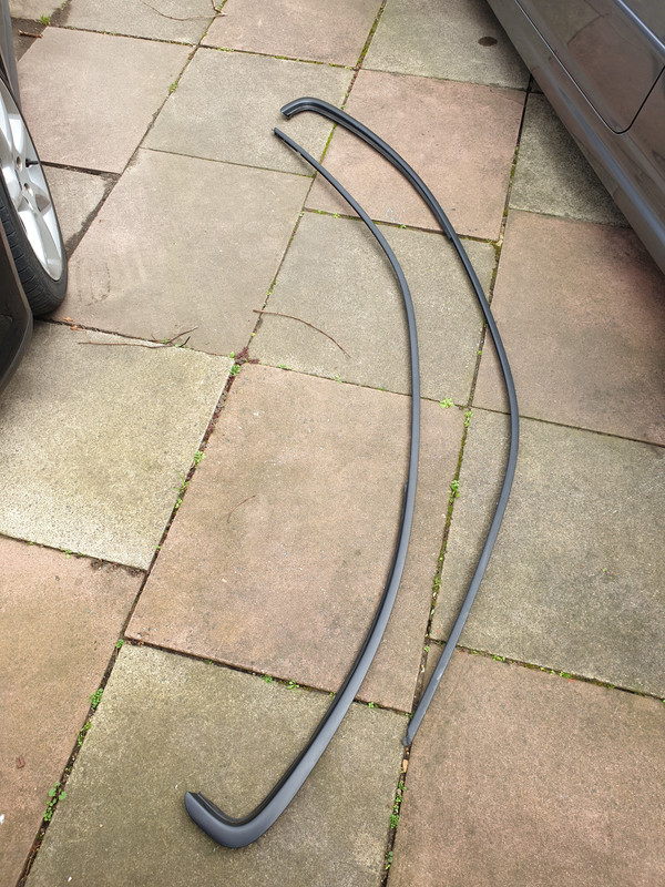 E46 coupe matt black shadowline / window gutter trims for refurb | The ...