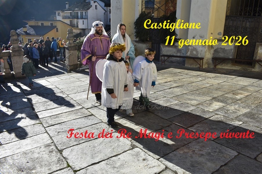 Castiglione: festa dei Re Magi e presepe vivente