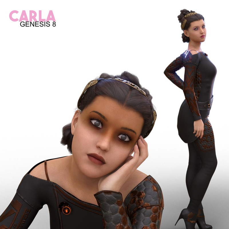 Carla Character G8 (First Time In The Z0NE) 2025 - Free Daz 3D Models