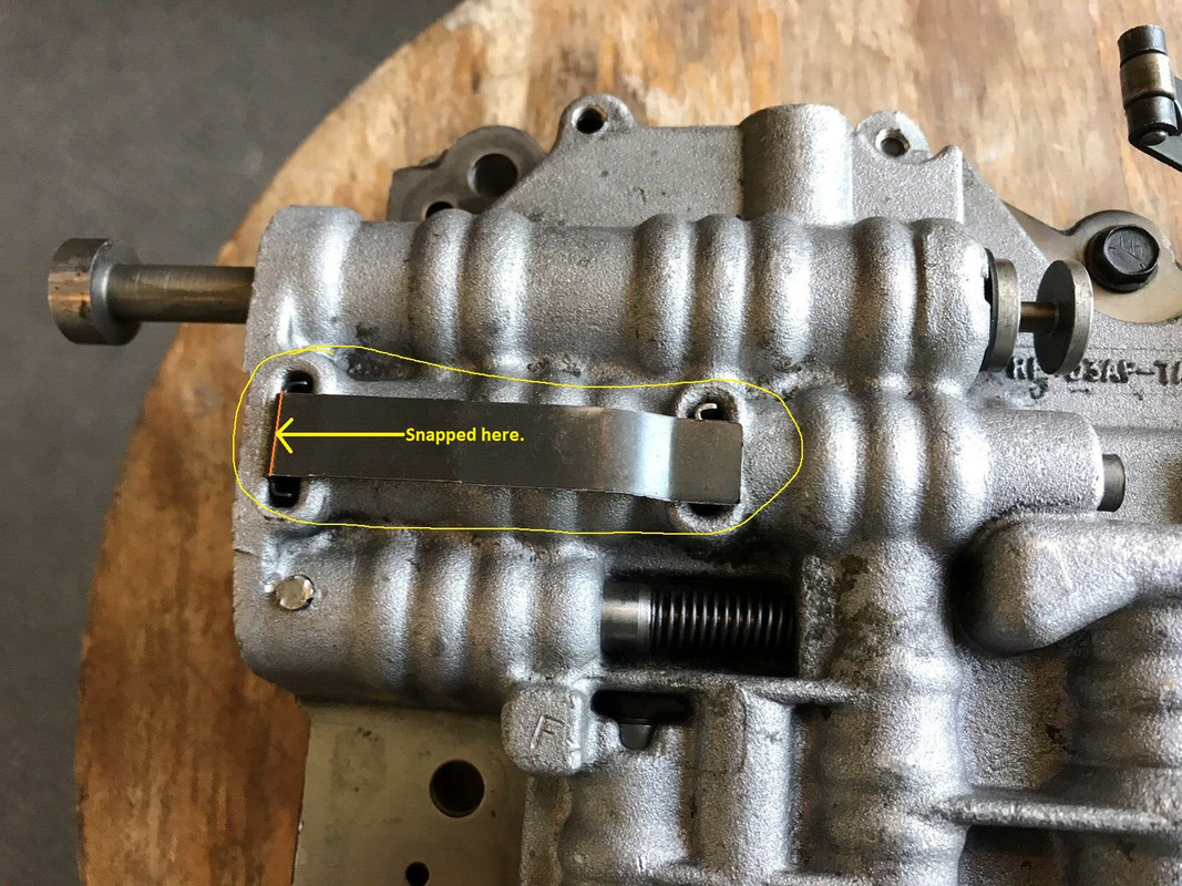 Broken Clip on C4 Valve Body. - Transmission and Differential ...