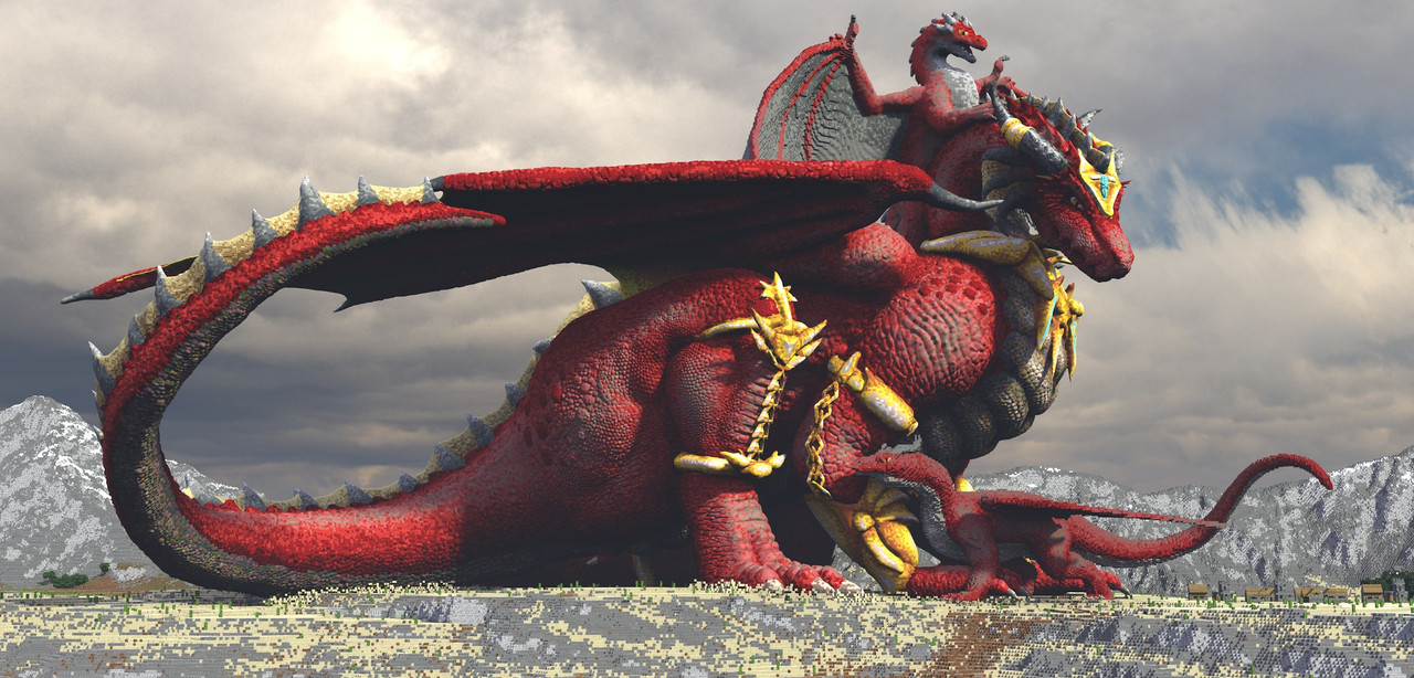 Large collection of my dragon builds renders [Vol. 1]