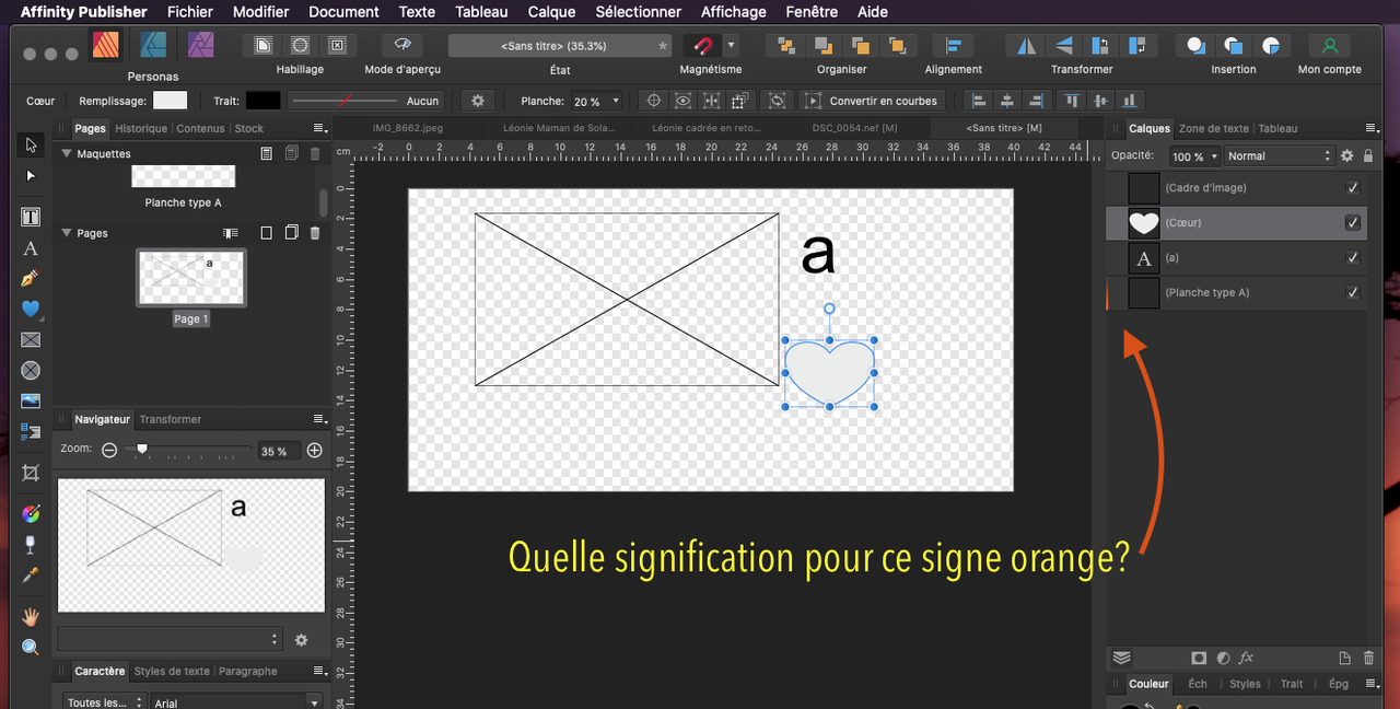 Publisher signe orange — Postimages
