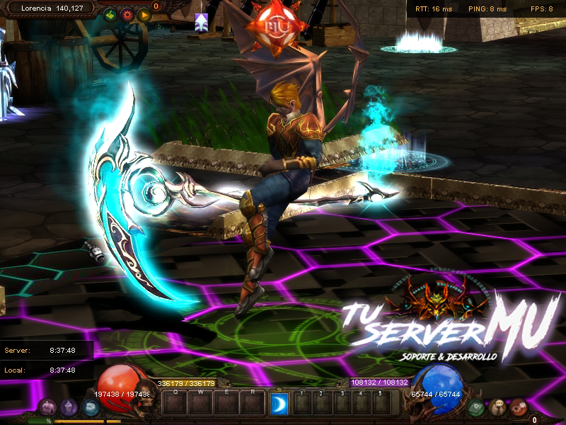 Platinium Ghost Scythe - Swords - TUServerMU