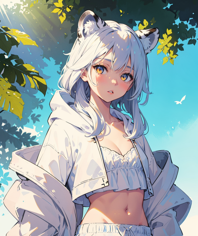 Tiger under tree — Postimages