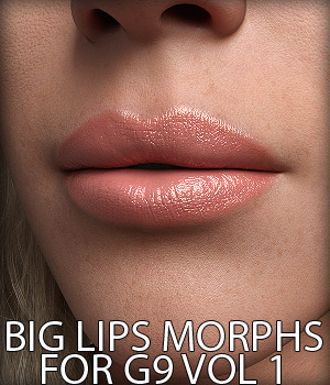 (ON THE BLOG) Big Lips Morphs For Genesis 9 Vol 1 A Merchant Resource ...