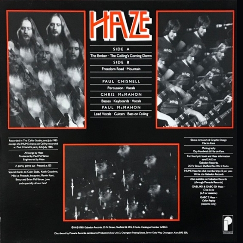 Haze (UK) - The Ember [EP] (1985) • Heavy Metal Rarities Forum