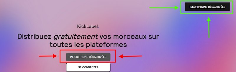 Kick label : Avez-vous essayé pour être distribué ? Est-ce possible d ...