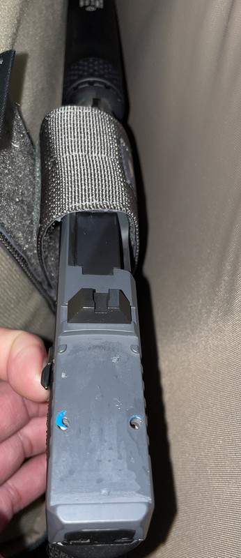 Dagger slide on OEM G19 frame, any holster fitment issues? > Palmetto ...