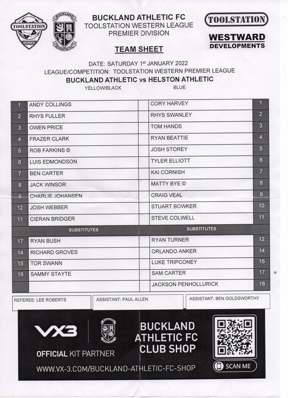 team sheet — Postimages