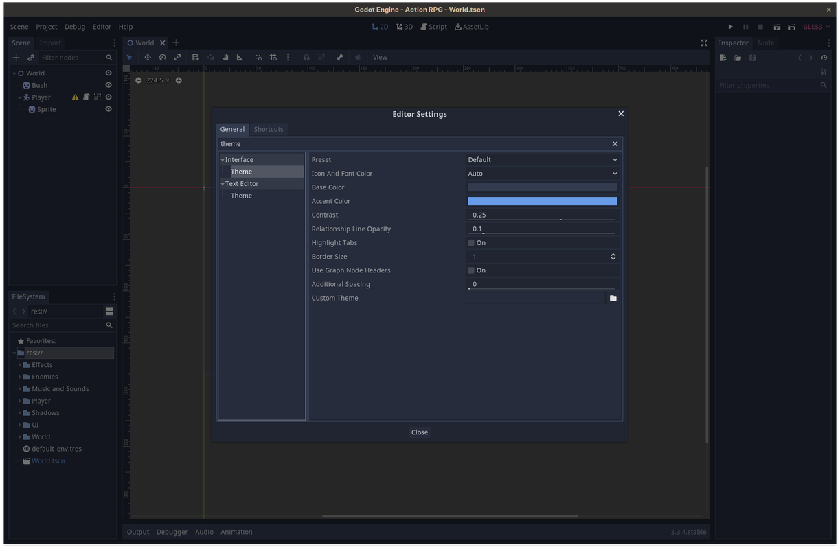 Interface Themes? : r/godot