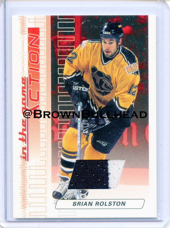 2003 04 ITG Action Jerseys M 072 [ Brian Rolston] [ Boston Bruins ...