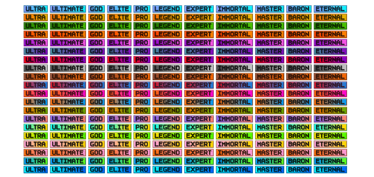 Gradient Prefix Pack - 1500 Prefixes | BuiltByBit