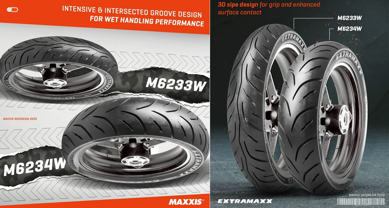 Promo Maxxis Ban Luar 120-70-17 Extramaxx M6234W Tubeless Bonus Pentil ...