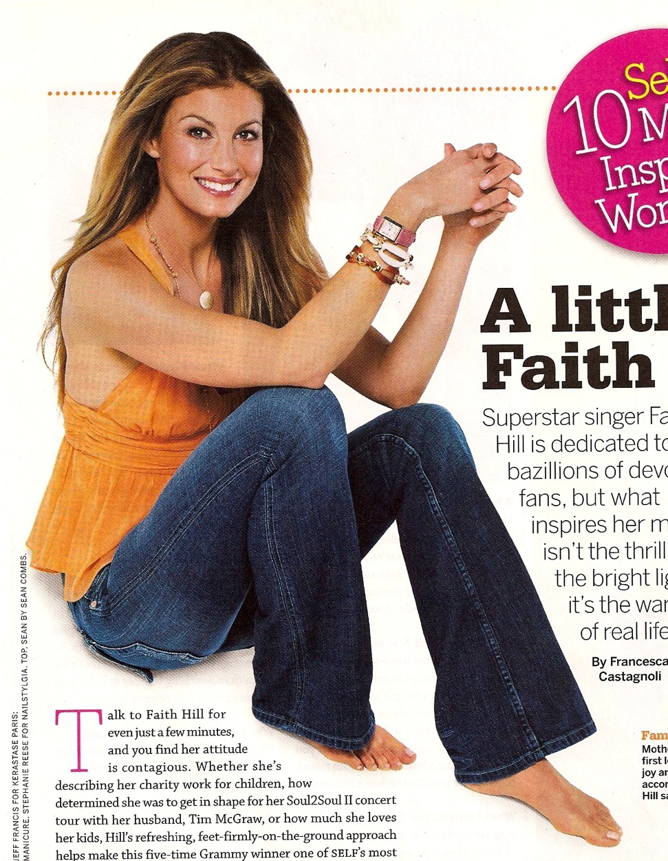 Faith Hill Feet 84325 — Postimages