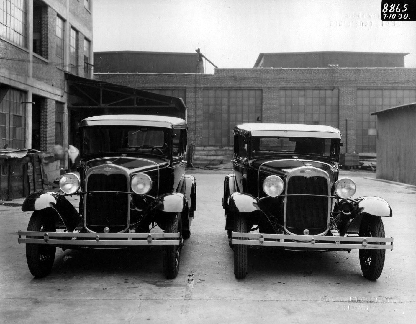 Ford 30 Model A chopped top Edw G Budd Mfg Co Philadelphia 7 10 30 2 ...