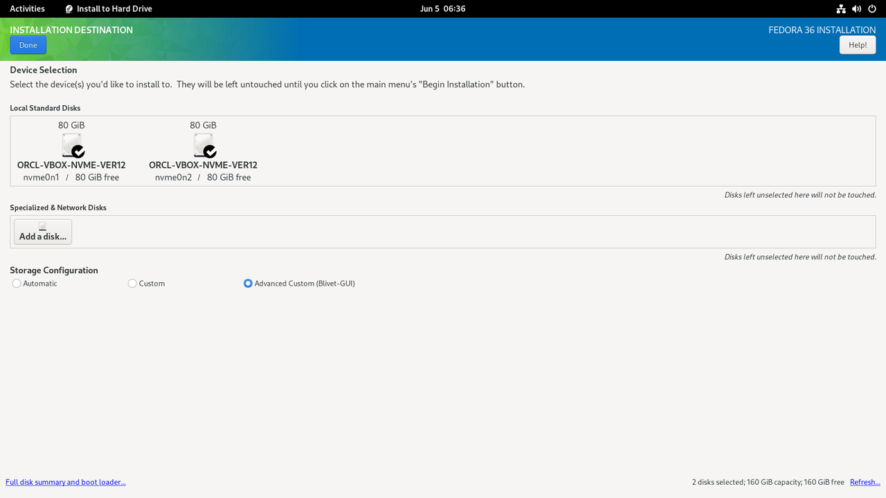 Fedora RAID1 01 — Postimages
