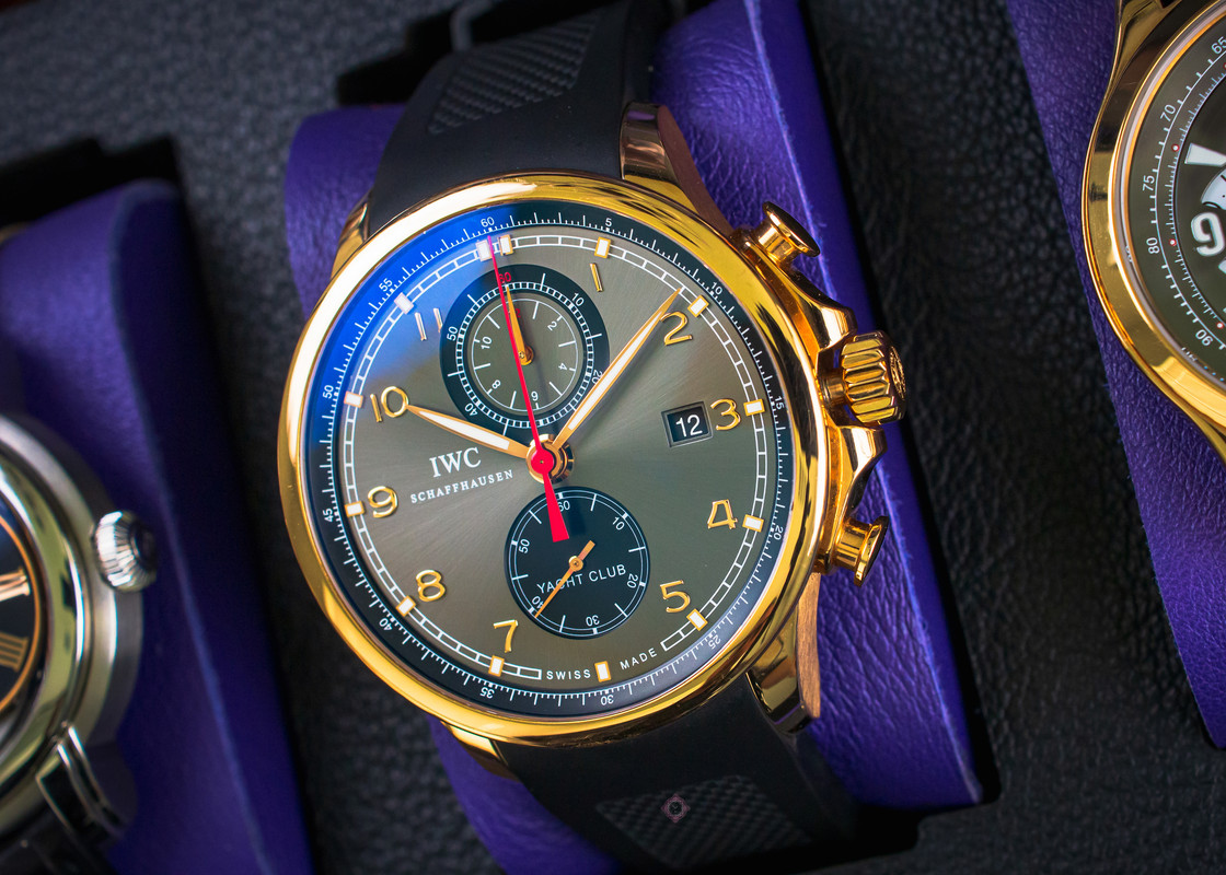 FS: IWC Portuguese Yacht Club Chronograph 18kt Rose Gold 45mm BOX ...