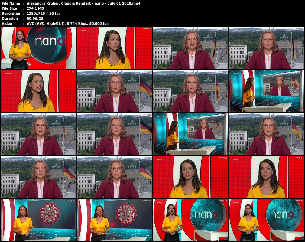 Alexandra Kröber, Claudia Kemfert nano July 01 2020 — Postimages