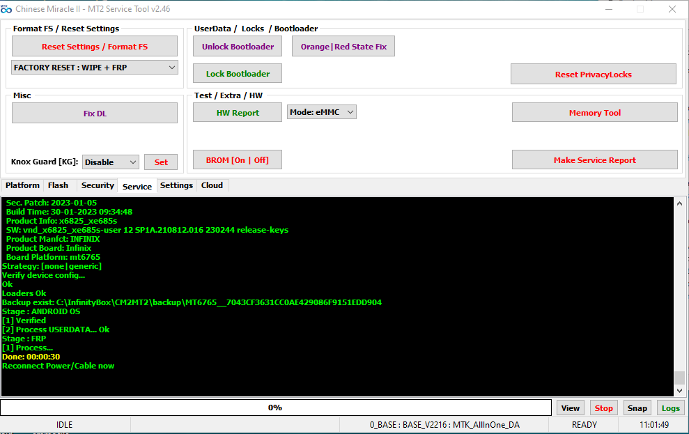 Infinix Hot 20 Play X6825 logo restart done by mtk cm2 - GSM-Forum