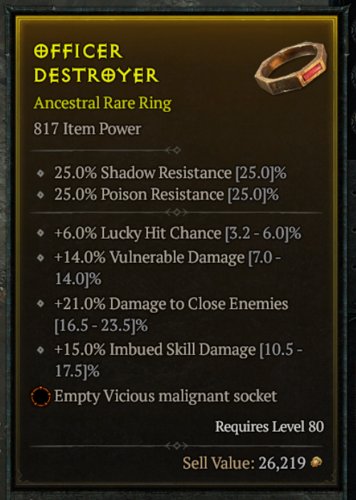 817 Near Perfect Ring - Topic - d2jsp