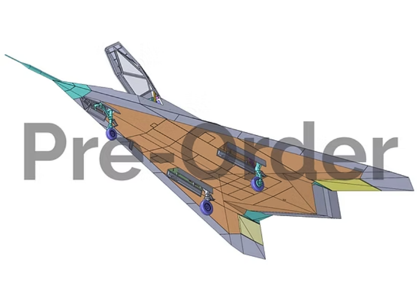 1/48 - Lockheed Have Blue 3D printed kit by Up Draft Model Works - 3D ...