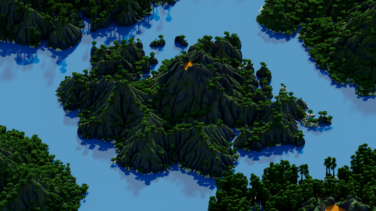 📦 500+ Custom Islands (1.19+) - Terrain Asset pack - Plains / Desert ...