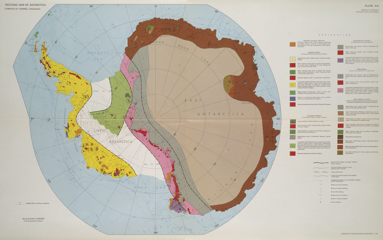 Tectonic Map of Antarctica — Postimages
