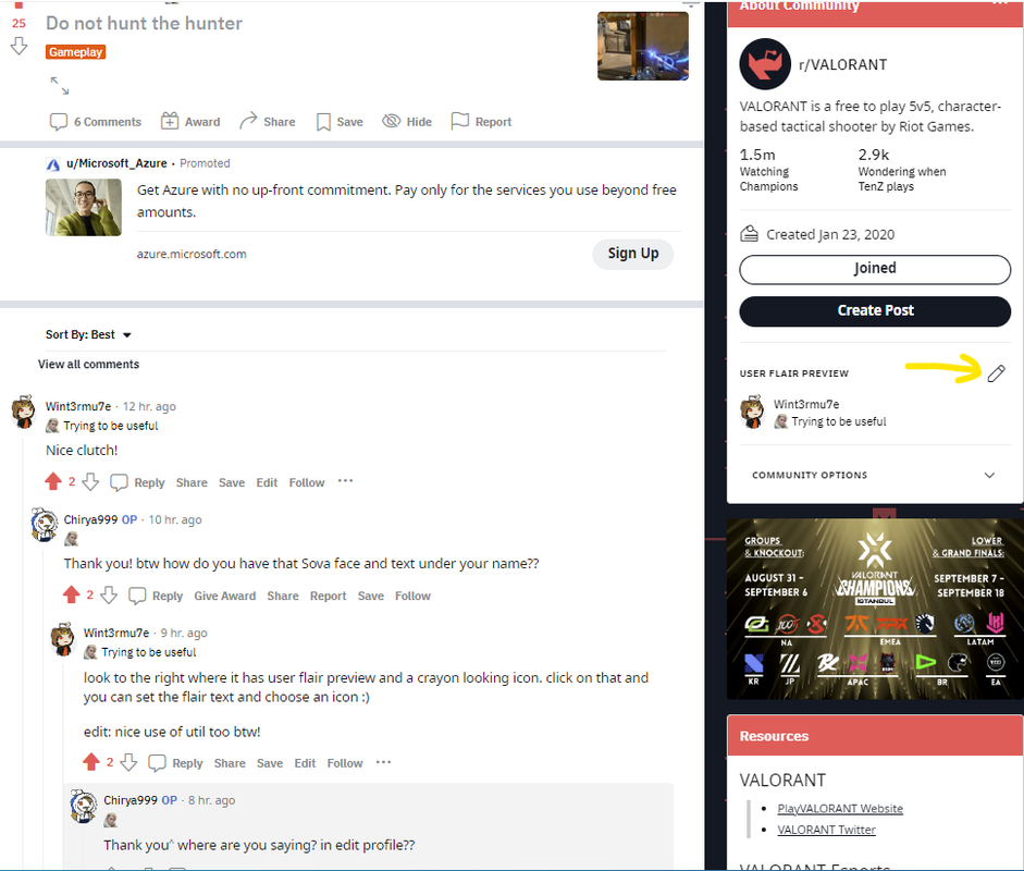 user flair — Postimages