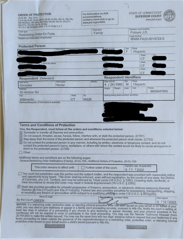 Ex Parte Emergency RO — Postimages