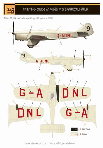1/72 - Miles M.5/M.5A Sparrowhawk resin kits by SBS Model - released ...