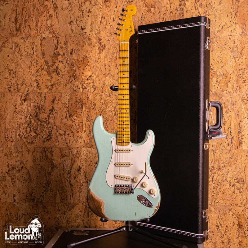 Fender Custom Shop 57 Stratocaster Relic Surf Green 2020 USA 18 — Postimages