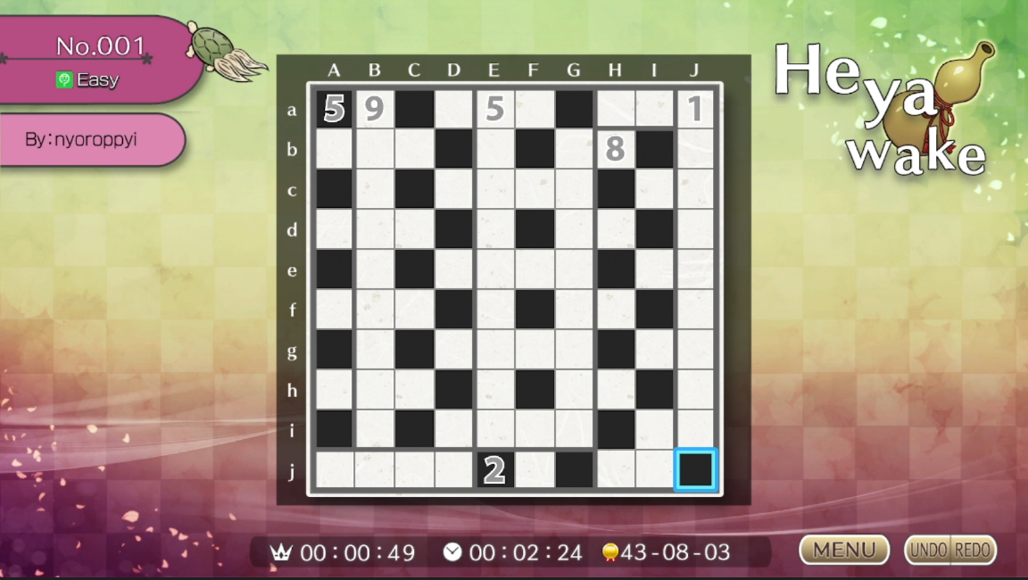First steps achievement in Puzzle by Nikoli W Heyawake (Windows)