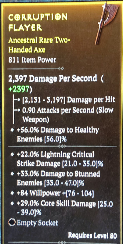 Iso Rare 2 Hand Axe ! - Topic - d2jsp
