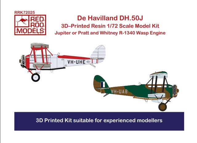 1/72 - de Havilland DH.50 3D printed kit by Hobartville Hobbies - DH ...