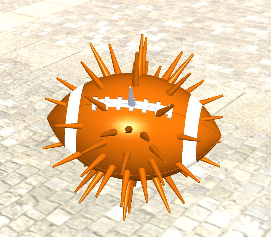 How to put this "spike" pattern onto a football shape : r/SolidWorks