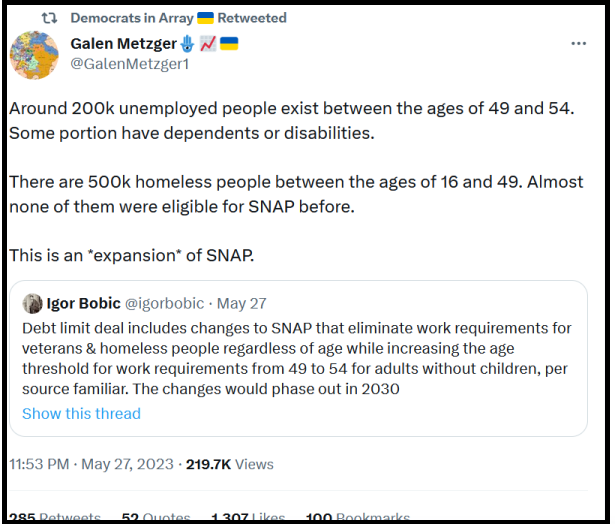 Biden negotiated new SNAP work requirement EXEMPTIONS for veterans, the ...