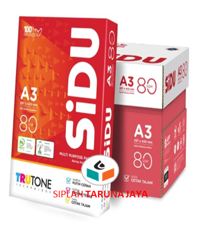 Kertas HVS A3 80 gr, '297 X 420 mm ** Satuan Rim | SIPLah