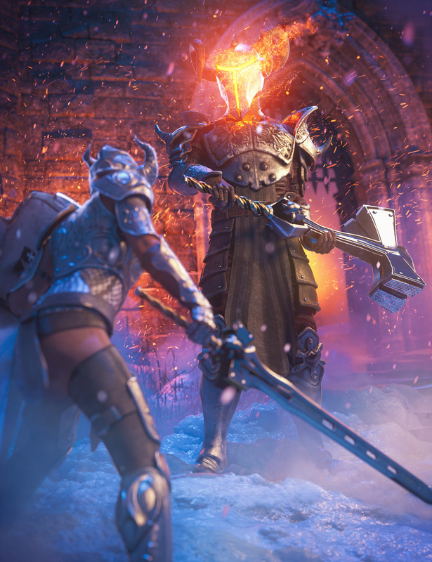 Dragon Slayer Bundle 2025 - Free Daz 3D Models